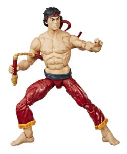 spider-man hasbro marvel legends series 6" collectible action figure shang chi toy, with build-a-figurepiece & accessories