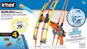 k'nex k-force battle bow build and blast set , blue, for 8-15 years