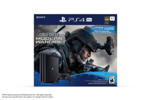 sony playstation 4 pro 1tb console - call of duty: modern warfare bundle - playstation 4