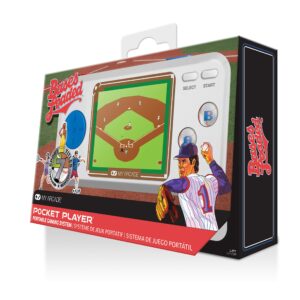 my arcade bases loaded pocket player - collectible handheld game console with 7 games (dgunl-3278)