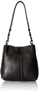 rebecca minkoff womens darren shoulder bag, black, one size us