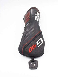 ping g410 2 hybrid headcover 17° tag black white and red