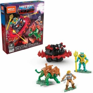 mega construx masters of the universe battle cat vs. roton