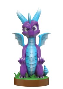 exquisite gaming: spyro ice - original mobile phone & gaming controller holder, device stand, cable guys, licensed figure