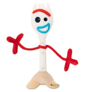 disney store official toy story forky plush with poseable arms & glitter - detailed sculpt & embroidered features - toy story toys for boys and girls - fun collectible toy story plush for kids