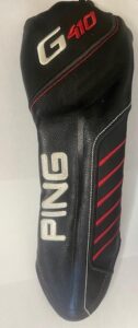 ping g410 4 hybrid headcover 22° tag black white and red