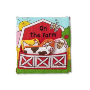 melissa & doug k’s kids on the farm 8-page soft activity book for babies and toddlers