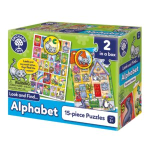 orchard toys look & find alphabet learning - fun educational game