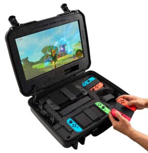 case club waterproof pre-cut portable gaming station to fit nintendo switch