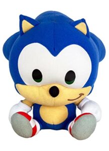 great eastern entertainment sonic the hedgehog -sd sonic sitting plush 7", multi-colored