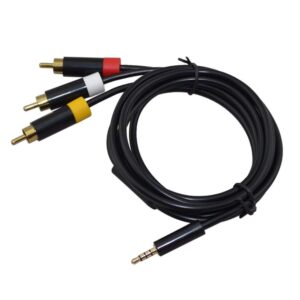 wiresmith standard rca av composite cable for xbox 360 e model