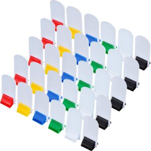 blulu 36 pieces game card stands multi-color with 36 pieces blank board game board markers for party favor