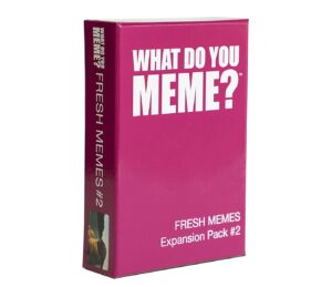 what do you meme? fresh memes #2 expansion pack - adult card games for game night from