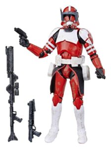 hasbo star wars: the clone wars clone commander fox the black series figure (2019)