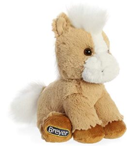 breyer aurora® exquisite palomino stuffed animal - realistic detailing - imaginative play - brown 8 inches