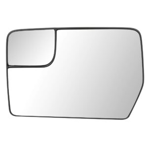 auto dynasty bl3z17k707d oe style driver/left side mirror glass lens w/spotter glass compatible with ford f150 11-14