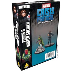 atomic mass marvel crisis protocol: vision & winter soldier chara, multicolor