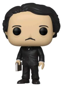 funko pop! icons edgar allan poe with book 2019 nycc shared sticker exclusive