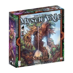 aeg mystic vale nemesis expansion - card game, card-crafting, protect nature with magic power, unique clear cards, 2 to 4 players, 45 minute playtime, ages 14 and up, alderac entertainment group