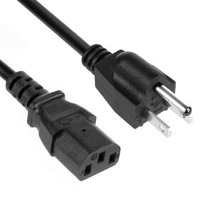 3 prong ac power cord cable compatible with lg tv 37lg30,37lg50,37lc2d, 37ld450, 37lh30, 37lf11, 32lb5d,32lg500h