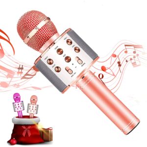 annstory kid girl top birthday gift toy, best gift presents for girl kid boy children age 5 6 7 8 9 10 11 12 years old, wireless bluetooth karaoke microphone gift for 5-12 years old girl boy