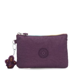 kipling viv pouch purple verbena