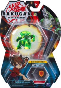 bakugan ultra, lupitheon, 3-inch collectible action figure and trading card, for ages 6 and up