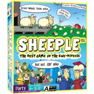 sheeple™ - the game where great minds think alike | fun family friendly word association party game, 3 to 12 players, ages 8+