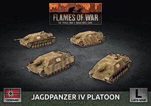 flames of war: late war: german: jagdpanzer iv tank-hunter platoon (gbx151)