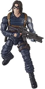 marvel hasbro black widow legends series 6-inch collectible winter soldier action figure toy, premium design, 2 accessories, ages 4 and up