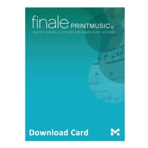 finale printmusic 2014 for windows (download card) – music notation software