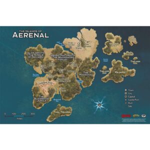 gale force nine d&d eberron map set nations of khorvair