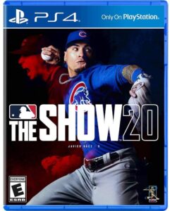 mlb the show 20 for ps4 - ps4 exclusive - esrb rated e (everyone) - max number of multi-players: 8 - sports game - releases 3/17/2020