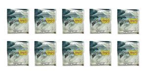 dragon shield 100 standard size sideloader clear perfet fit sleeves (10 packs)