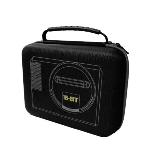 customized carrying case for sega genesis mini-mega drive retro console and accessories