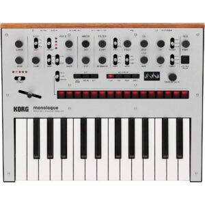 korg monologue monophonic analog synthesizer with presets-silver (monologuesv) (renewed)