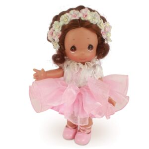 precious moments 9" prima ballerina brunette doll