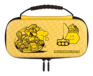 powera protection kit for nintendo switch lite - yellow mario kart