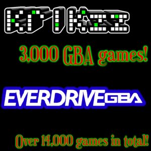 microsd card for the everdrive-gba x5!!! sd card with over 3,000 gba games and over 15,000 total games! ready to plug and play!