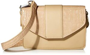 the drop women's nora belt and cross body bag accessory, -khaki, one size