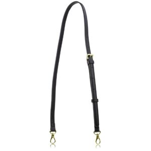 allzedream leather purse strap replacement crossbody handbag long adjustable (black)