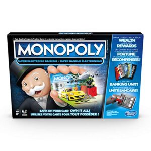 hasbro : monopoly / super electronic banking (bilingual)