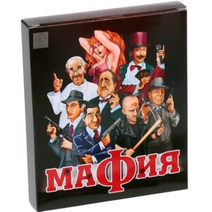 mafia game set cards in russian party game for company board games for adults playing 15 and up