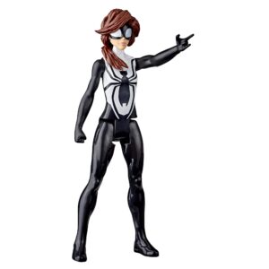 spider-man marvel titan hero series blast gear spider-girl 12-inch-scale super hero action figure toy great kids for ages 4 and up