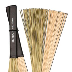 vic firth remix brushes - partner prepack drumsticks (rmp)