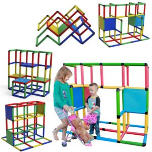 funphix classic 316 piece construction toy set - building play-structures for indoors & outdoors - fun & educational learning toys for ages 2 to 12