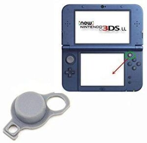 new replacement c-stick c key cap analog c joystick stick cap for nintendo new 3ds / new 3ds xl ll-light grey