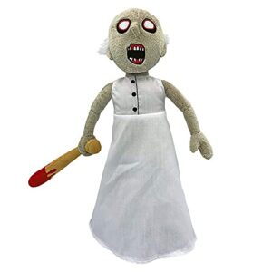 granny plush beanie toy granny horror game stuffed plush beanbag, 7"