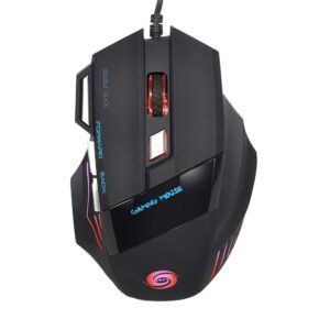 minelody game mouse, proteus spectrum tunable gaming mouse usb 2.0 7-button wired esports gaming mouse black