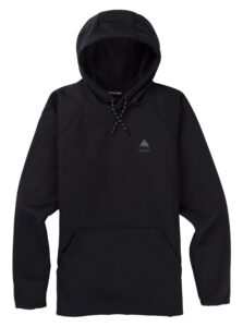 burton women's crown weatherproof pullover fleece, true black, xxs